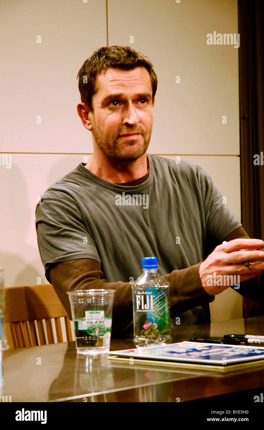 Rupert Everett signs copies of his new autobiography 'Red Carpet and ...