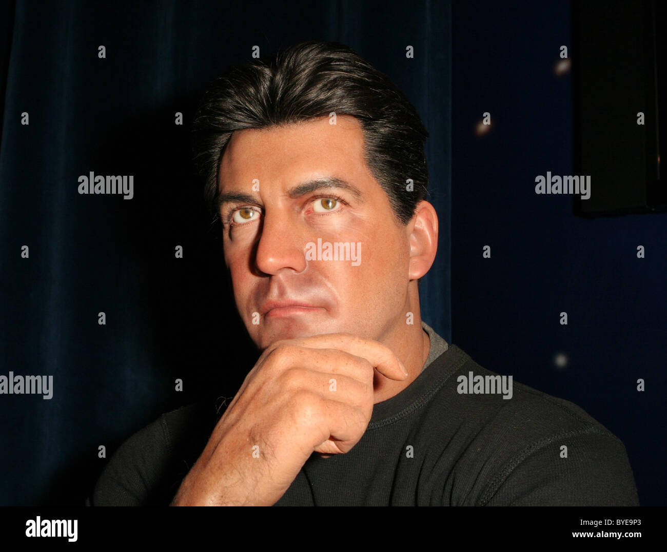 Simon Cowell unveiling of American Idol wax work models at Madame ...