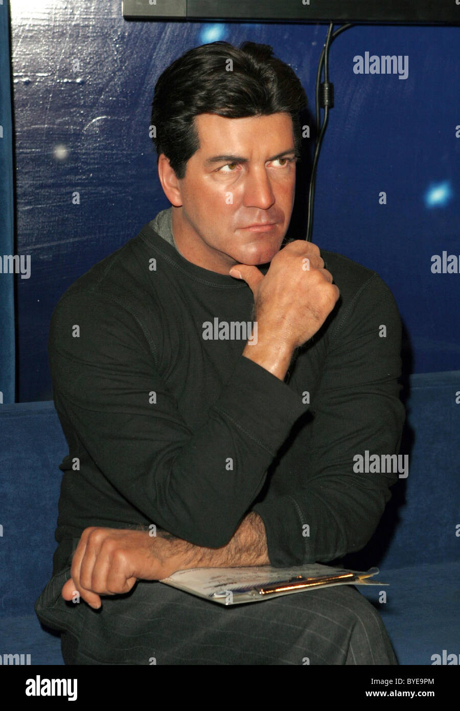Simon Cowell unveiling of American Idol wax work models at Madame ...