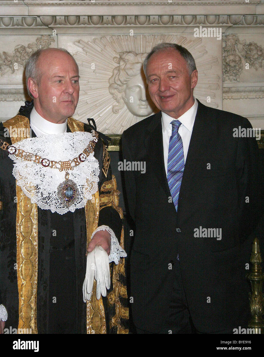 Lord Mayor John Stuttard and Ken Livingston The Lord Mayor of the Ciry ...