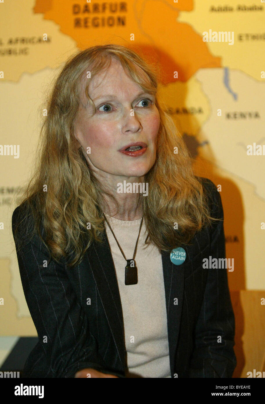Actress Mia Farrow spoke at the inaugural fundraiser for the Washington ...