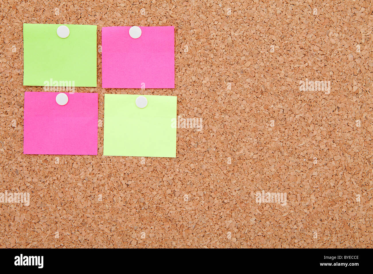 Corkboard sticky notes memo message hi-res stock photography and images ...