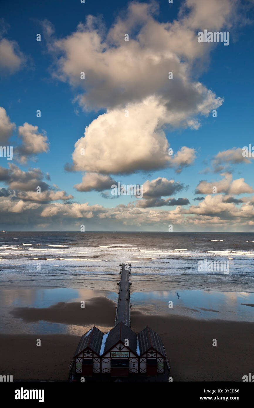 Victorian pier saltburn sea in hi-res stock photography and images - Alamy
