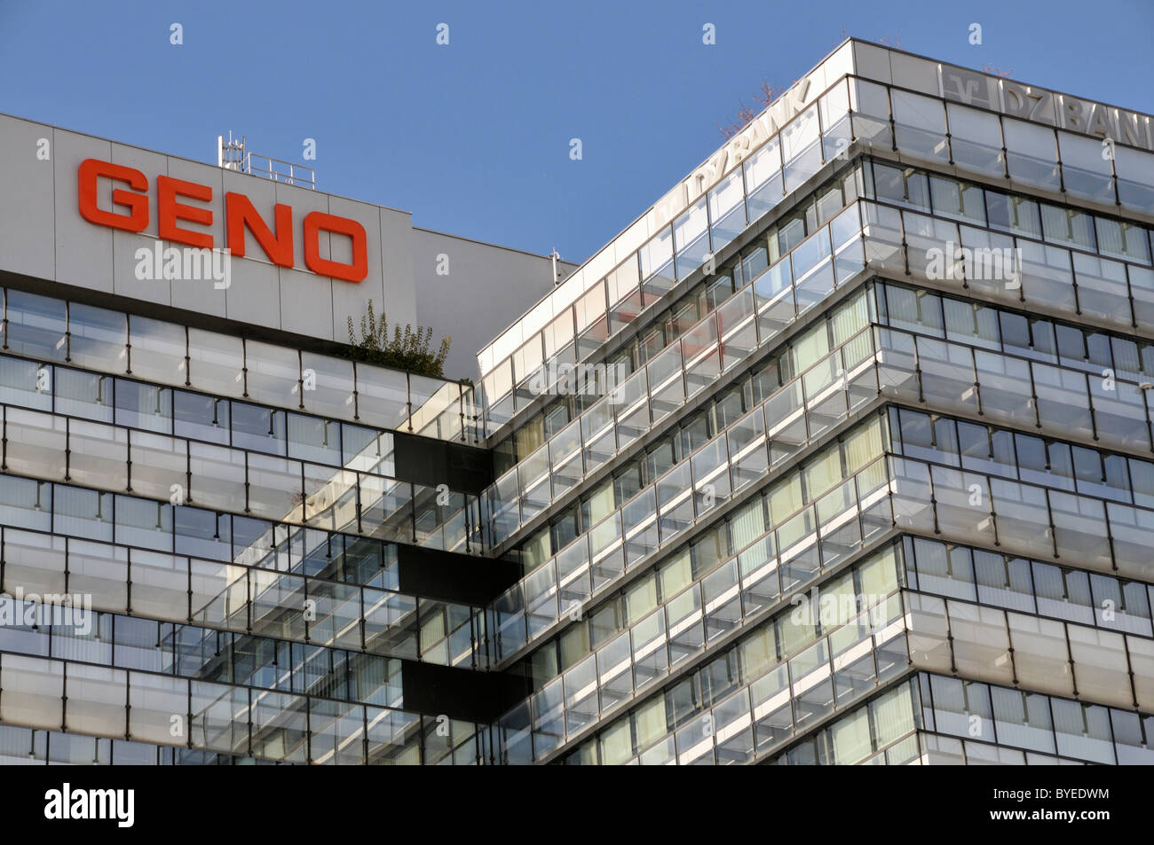 GENO-Haus bank building, center and landmark of the Wuerttembergische ...