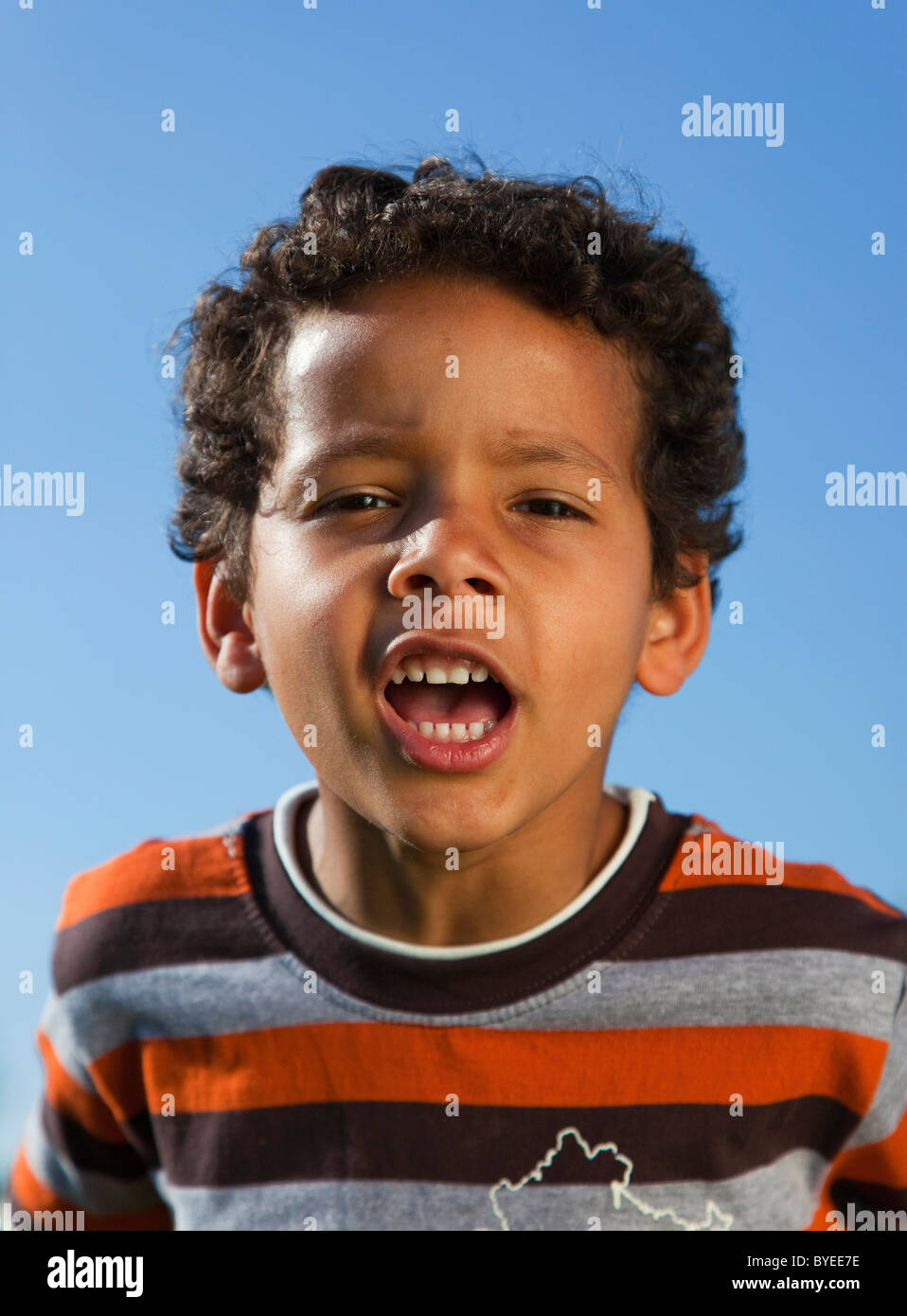 Boy, 5, portrait Stock Photo - Alamy