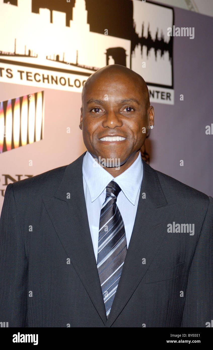 Carl Lewis The Boyle Heights Music and Arts Program Launch, held at The ...