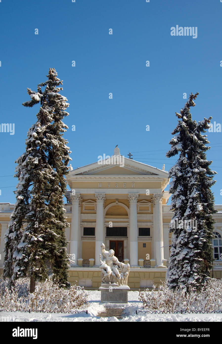 Archaeological museum with Copies of the famous sculptural group ...