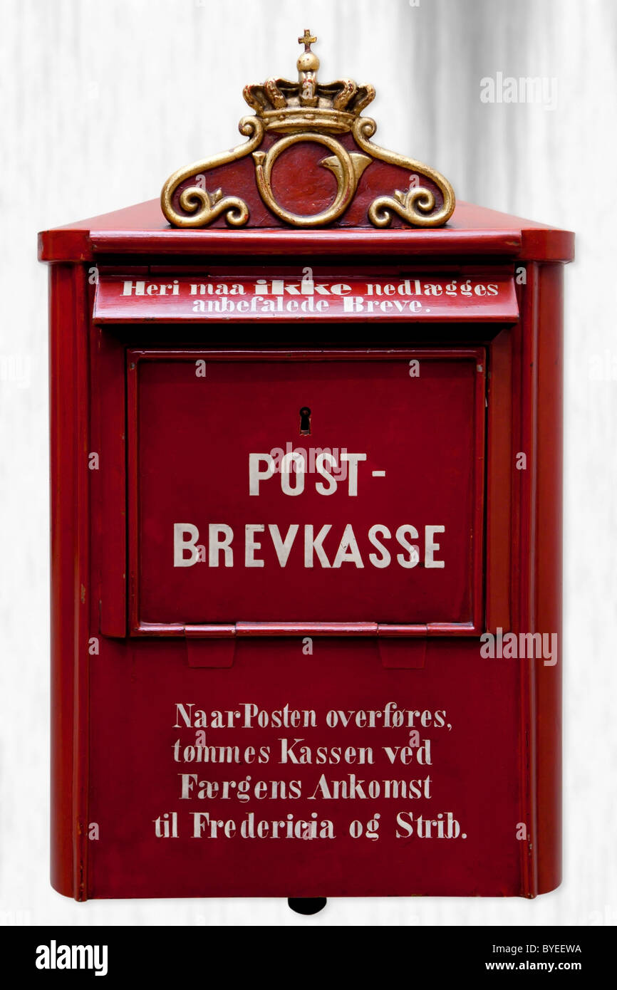 Danish crown mail box hi-res stock photography and images - Alamy