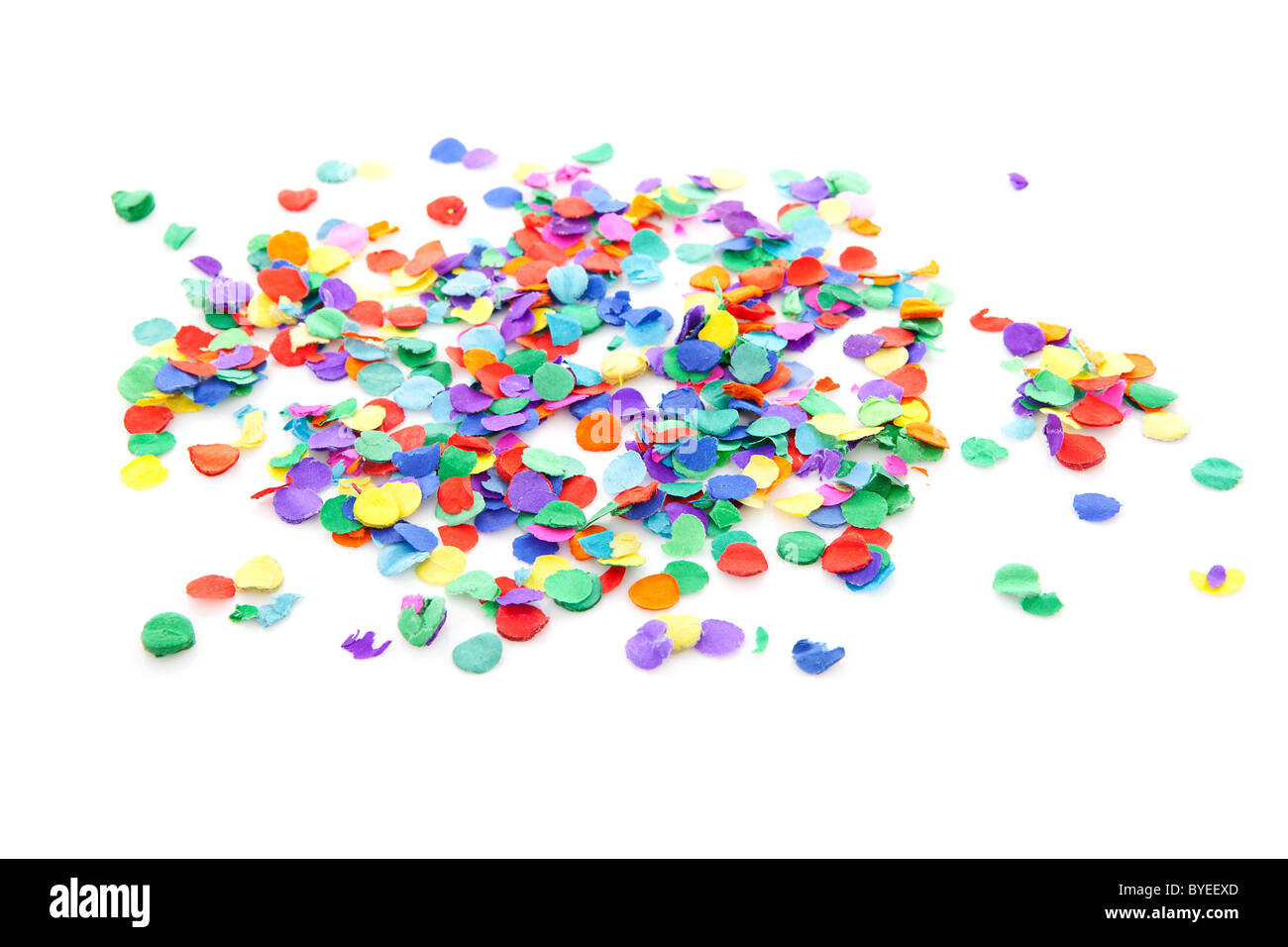 Confetti white background hi-res stock photography and images - Alamy