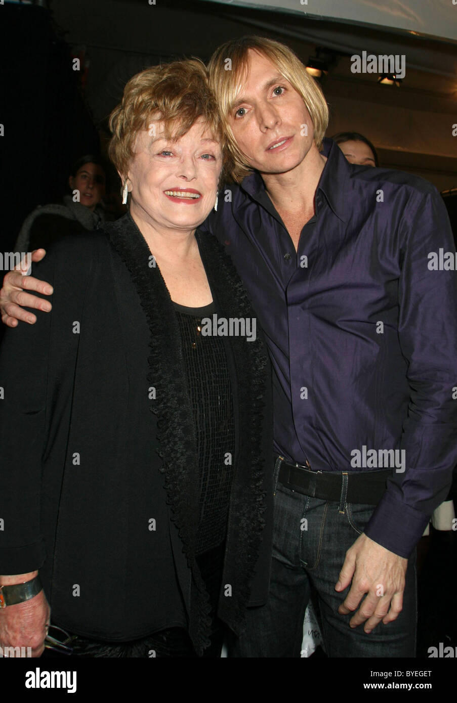 Rue McClanahan and Marc Bouwer Marc Bouwer fashion show at the Mercedes ...