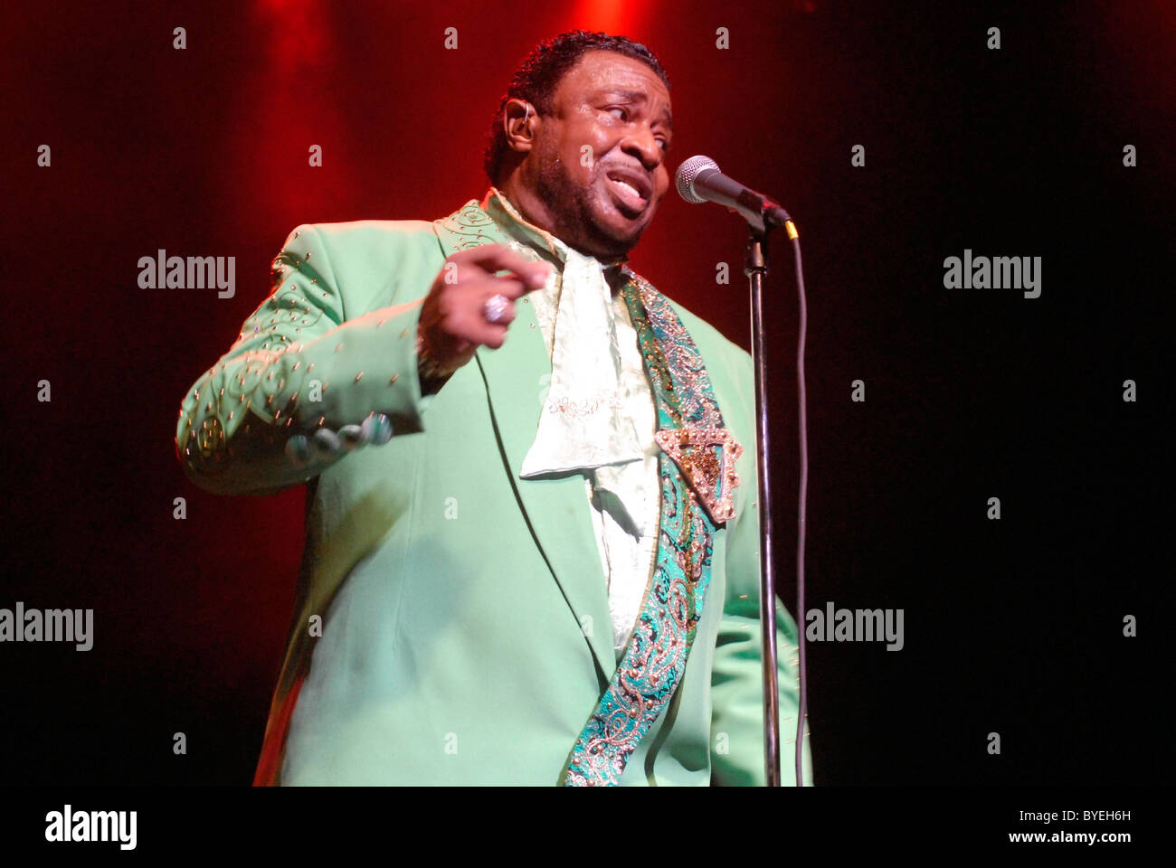 The Temptations performing live at the Gibson Amphitheatre. Hollywood ...