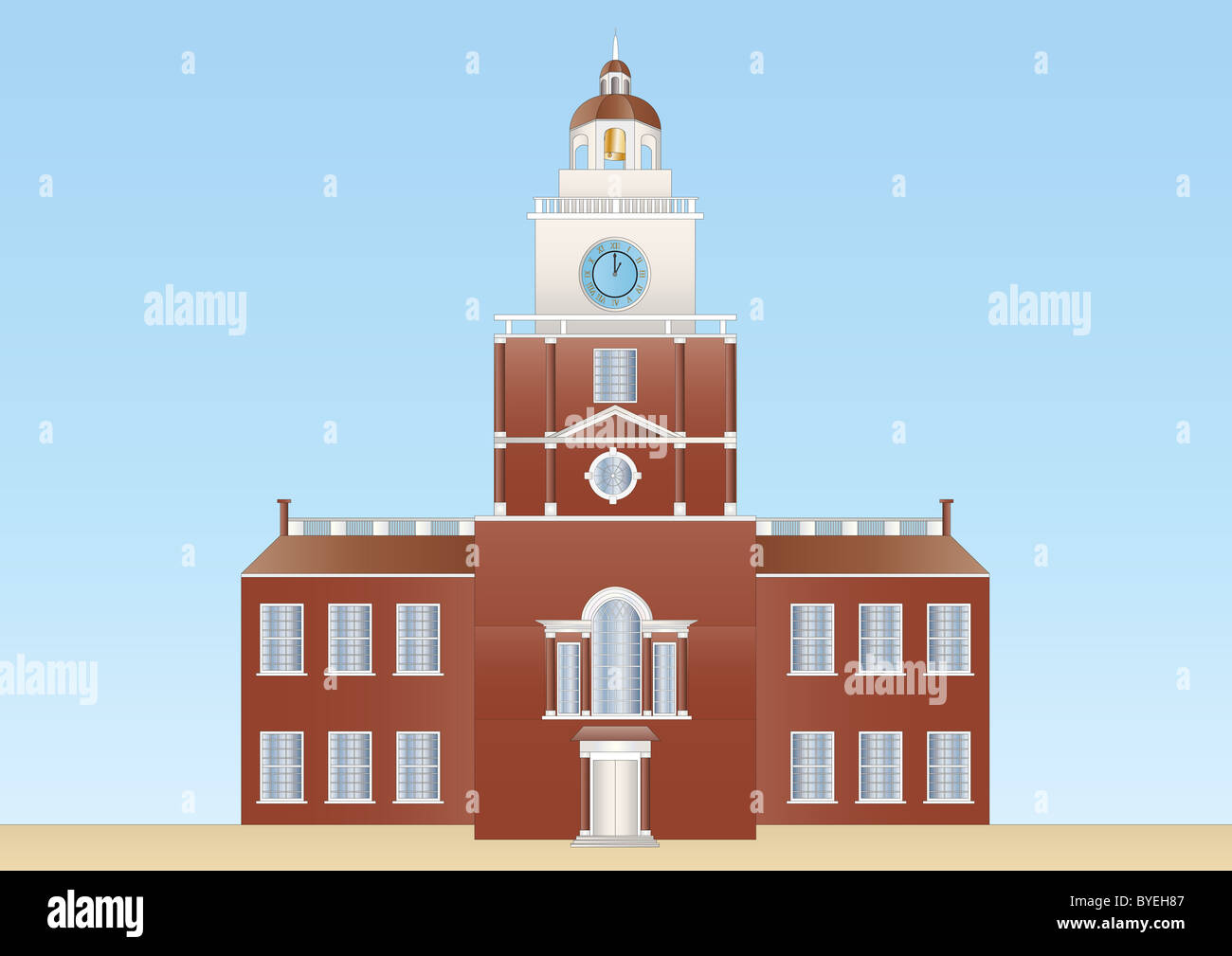 Liberty bell in independence hall hi-res stock photography and images ...