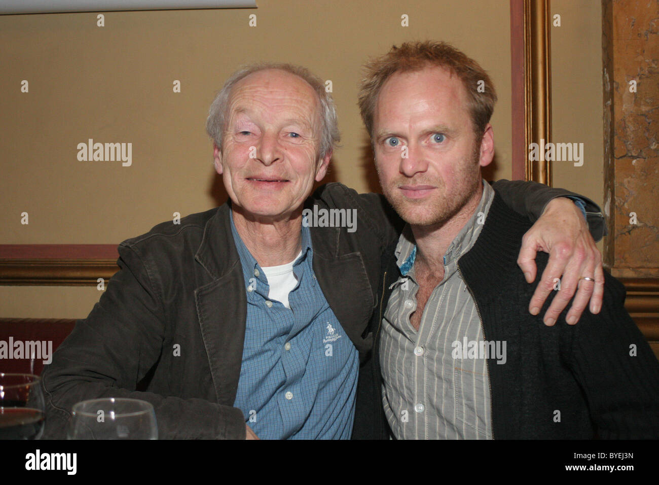 Guus Kuijer and Rainer Strecker at the Luchs Awards at Literaturhaus ...
