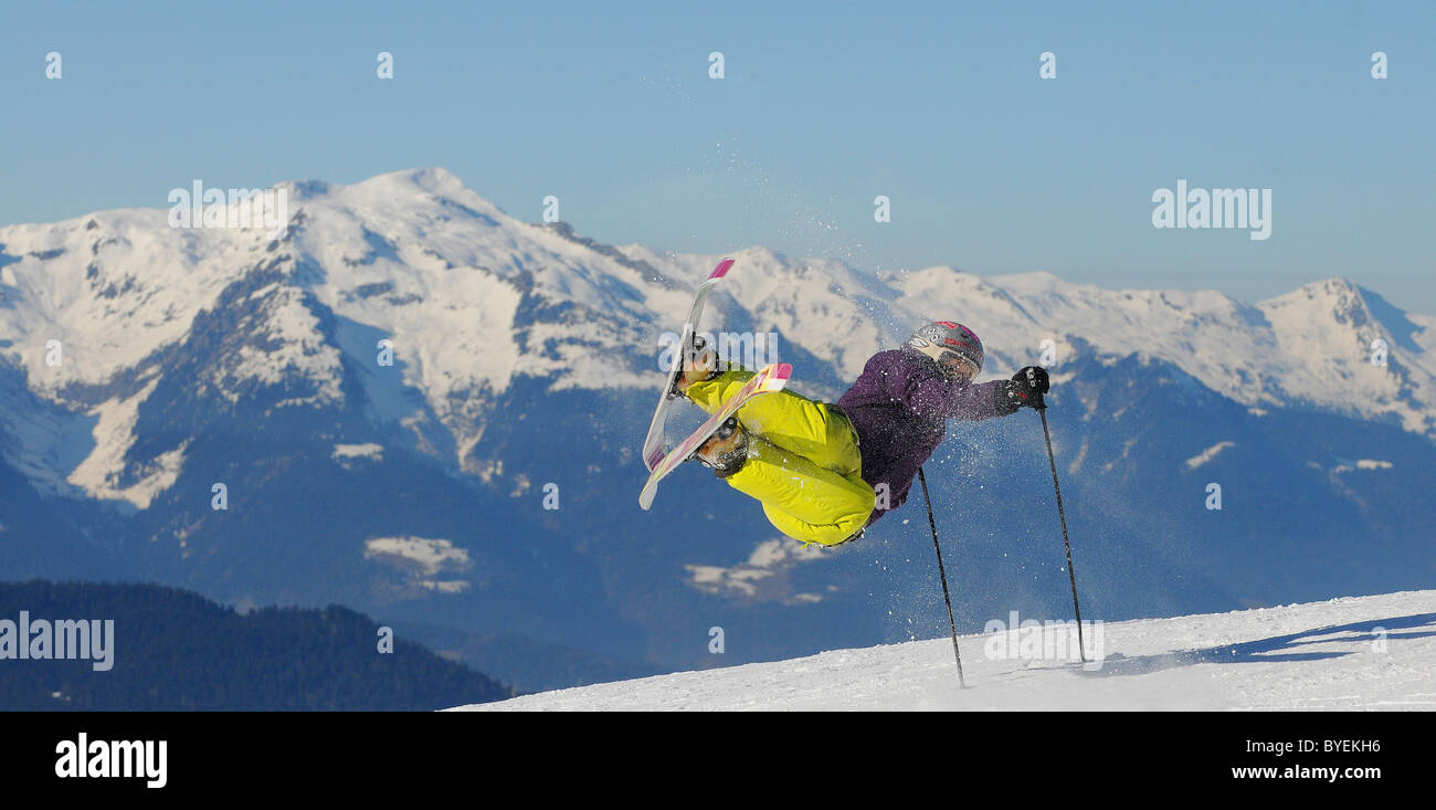Twin skis hi-res stock photography and images - Alamy