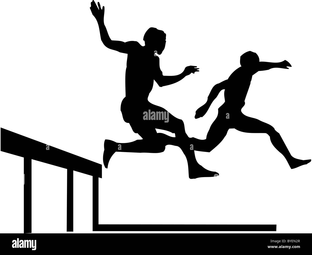 Steeplechase runner hi-res stock photography and images - Alamy