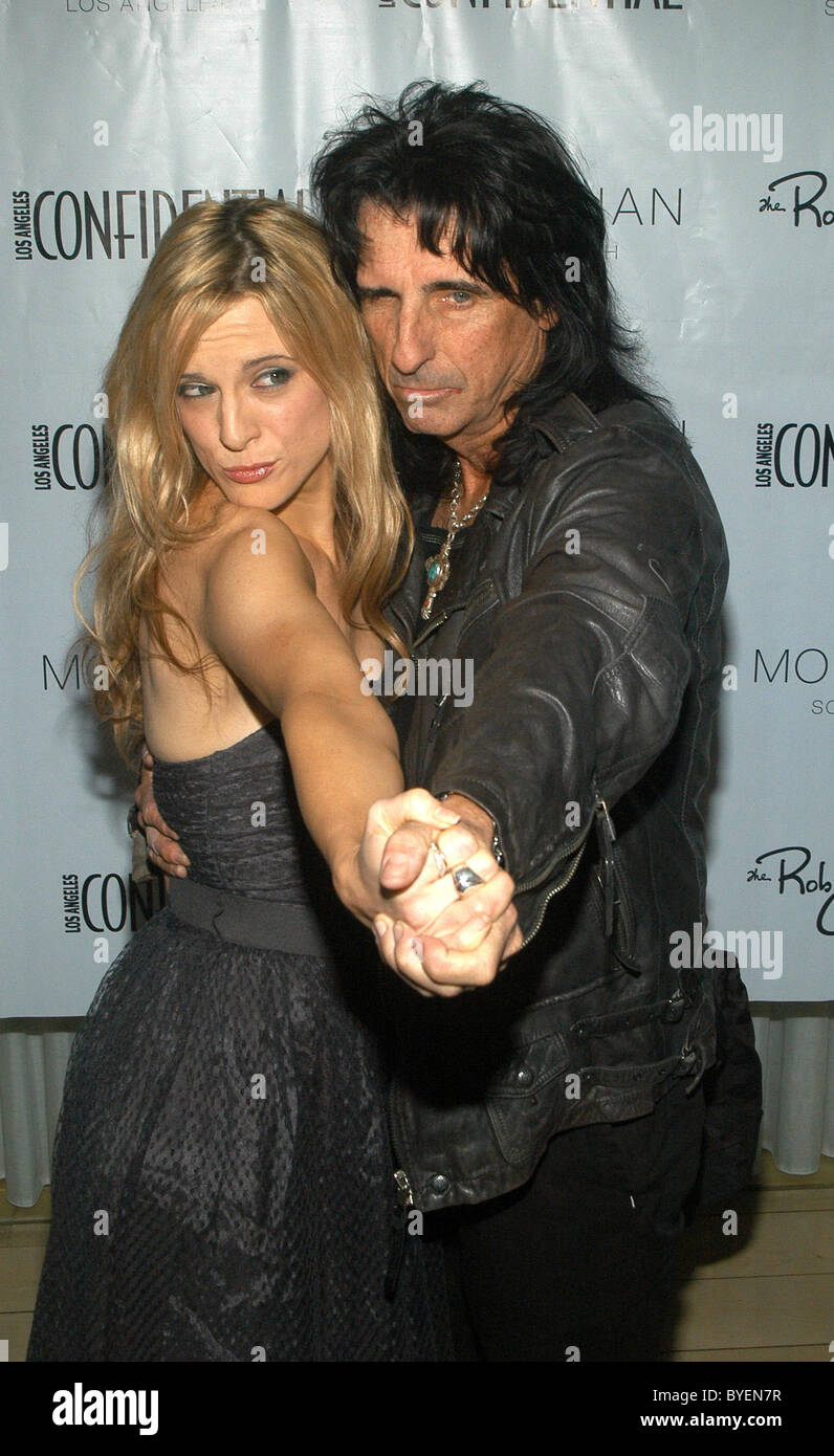 Alice Copper and daughter Calico Cooper Los Angeles Confidenitial ...