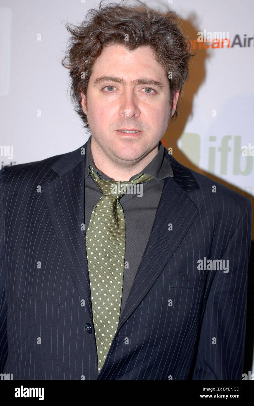 Bruno Maddox arrives at the US-Ireland Alliance event honoring Van ...