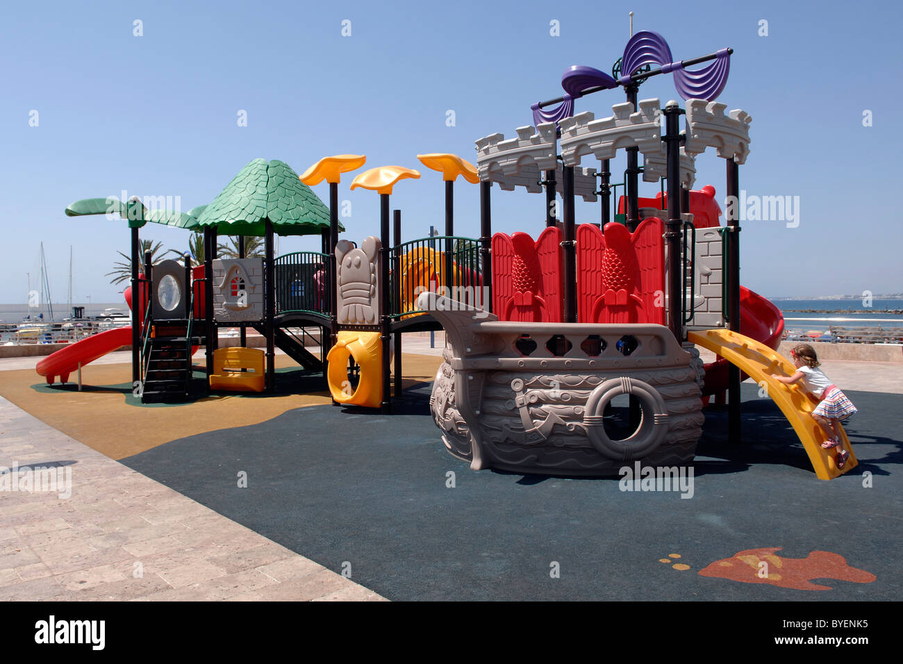 Marbella children's playground Stock Photo - Alamy