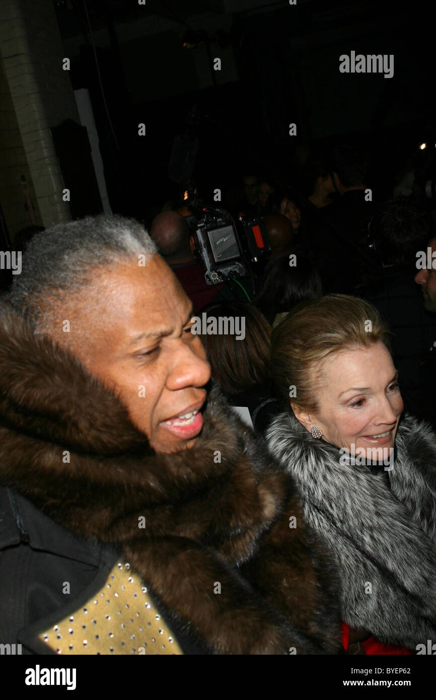 Andre Leon Talley and Ms Eisner Mercedes-Benz Fashion Week Fall 2007 ...