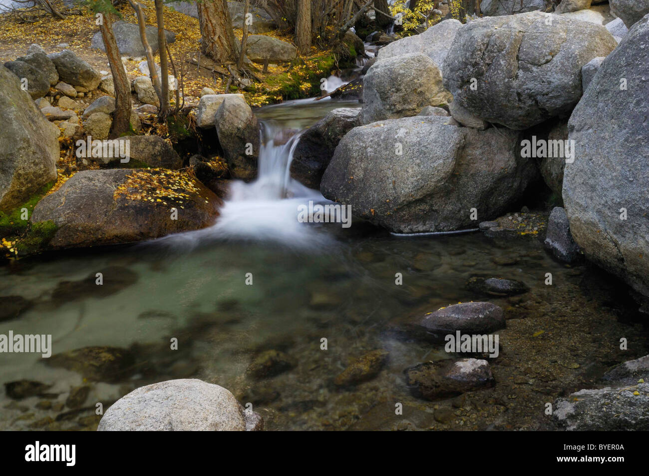 Waterfall, Mt. Whitney Portal, Mount Whitney Portal, Inyo National ...