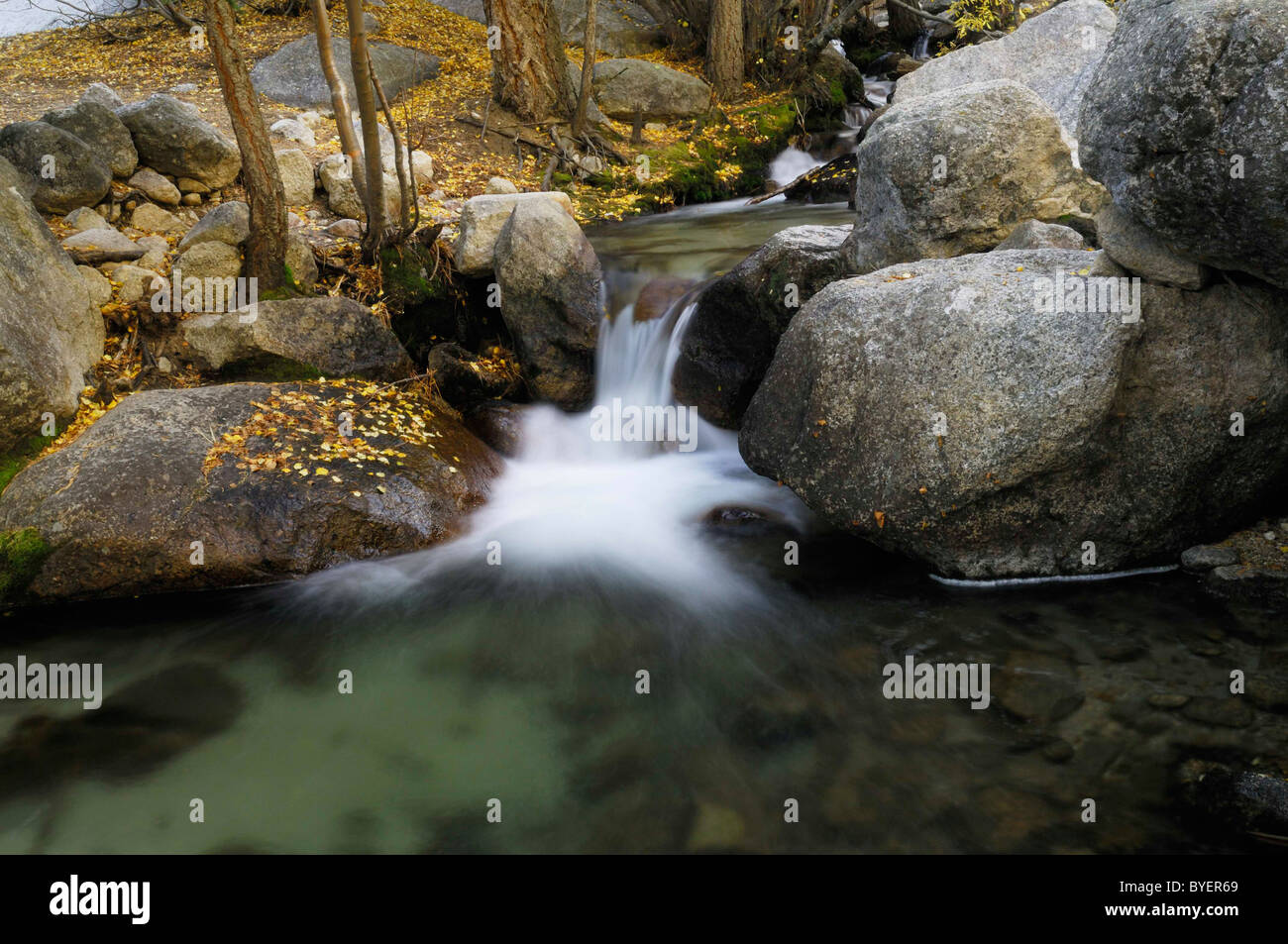 Waterfall, Mt. Whitney Portal, Mount Whitney Portal, Inyo National ...