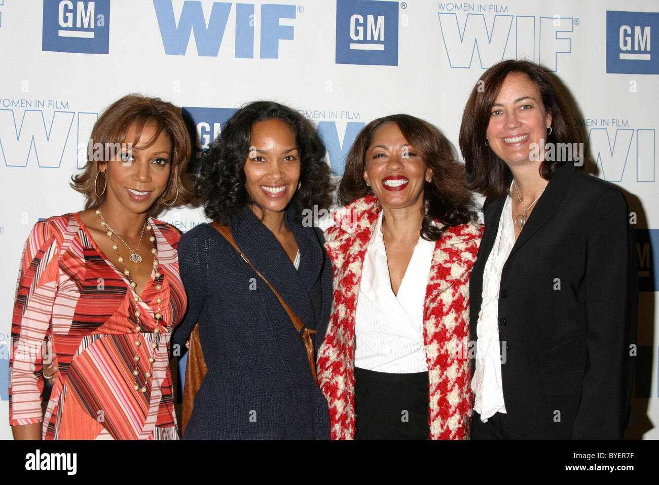 Holly Robinson Peete, Mara Brock Akil, Debra Martin Chase, and Jane ...