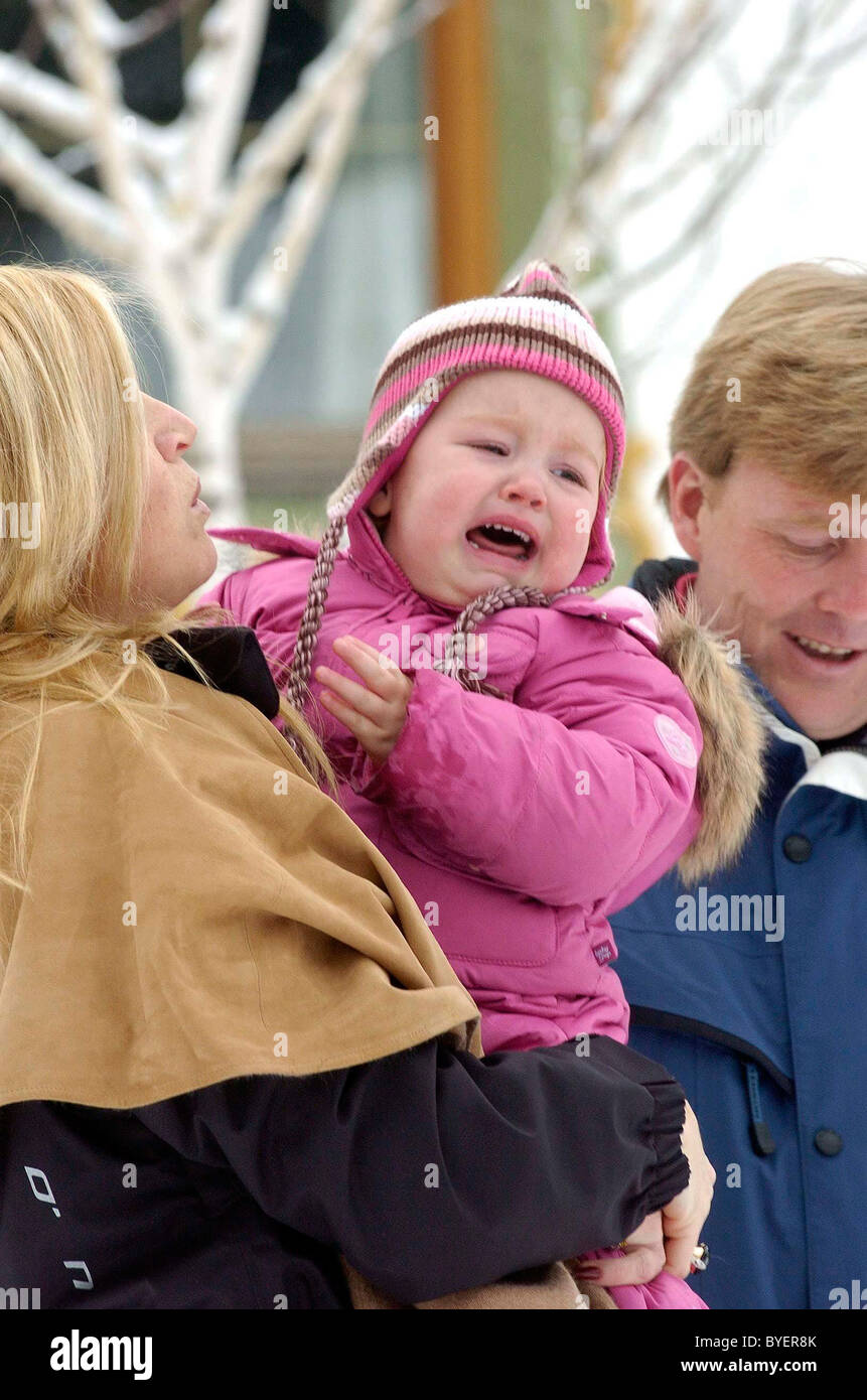 Princess Maxima, Prince Willem Alexander and their daughter Princess ...