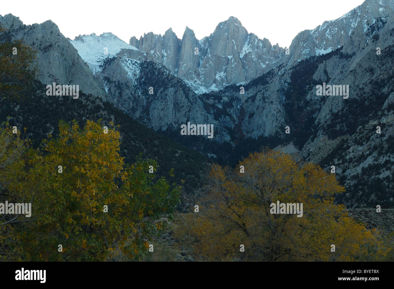 Mt. Whitney, Mount Whitney, Fall, Sunrise, Sunset, California Stock ...