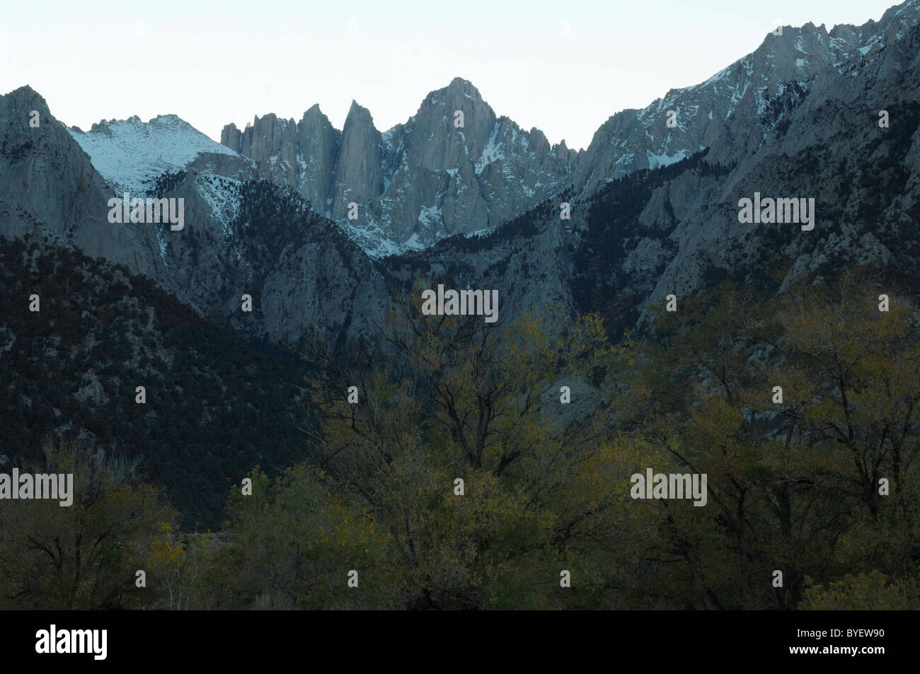 Mt. Whitney, Mount Whitney, Fall, Sunrise, Sunset, California Stock ...