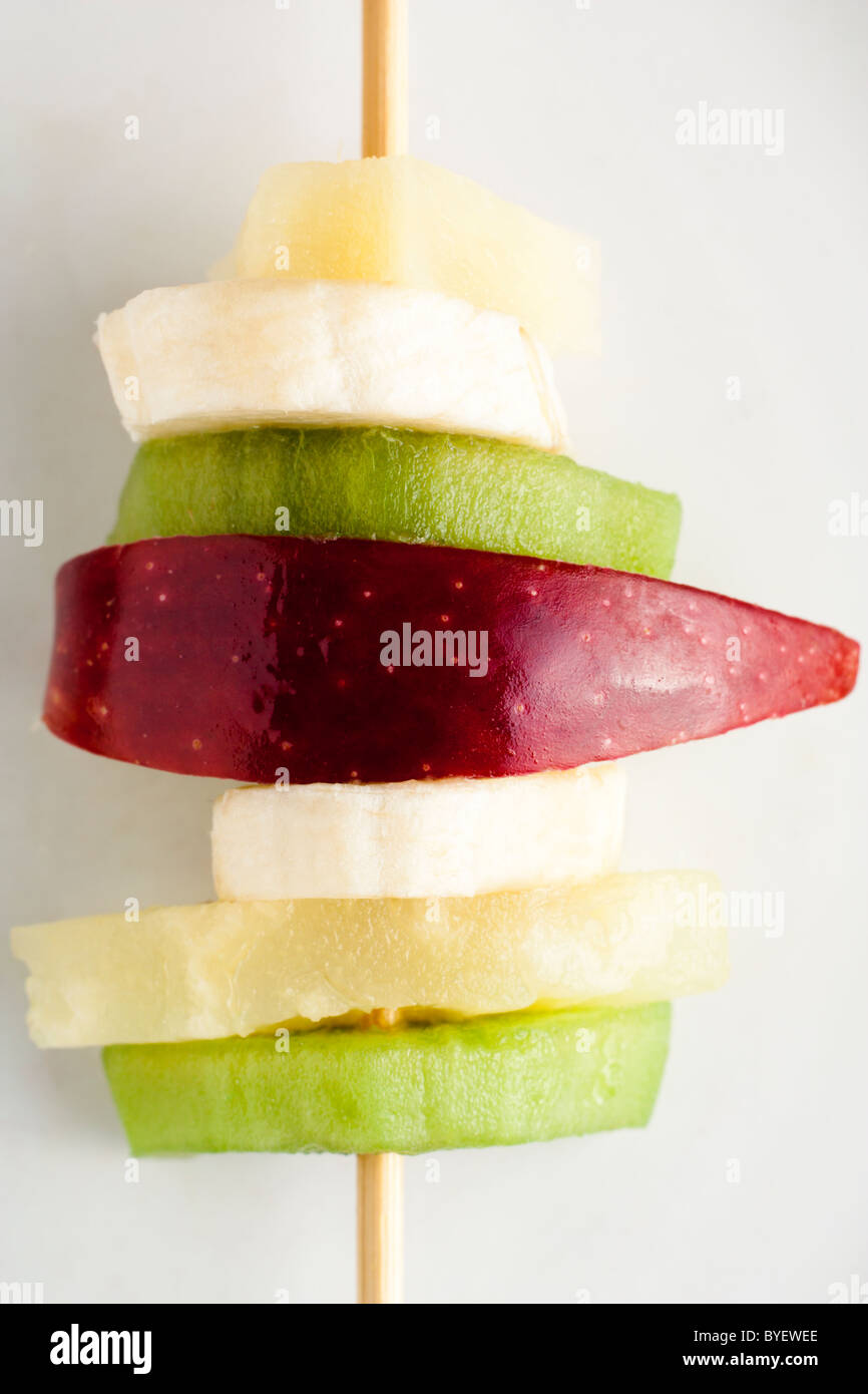 Green fruit skewer hi-res stock photography and images - Alamy