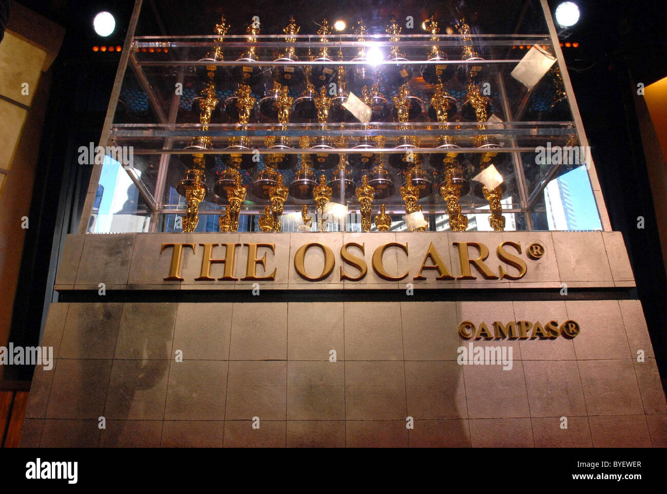 Fifty Oscars go on display to the general public prior to the 79th ...