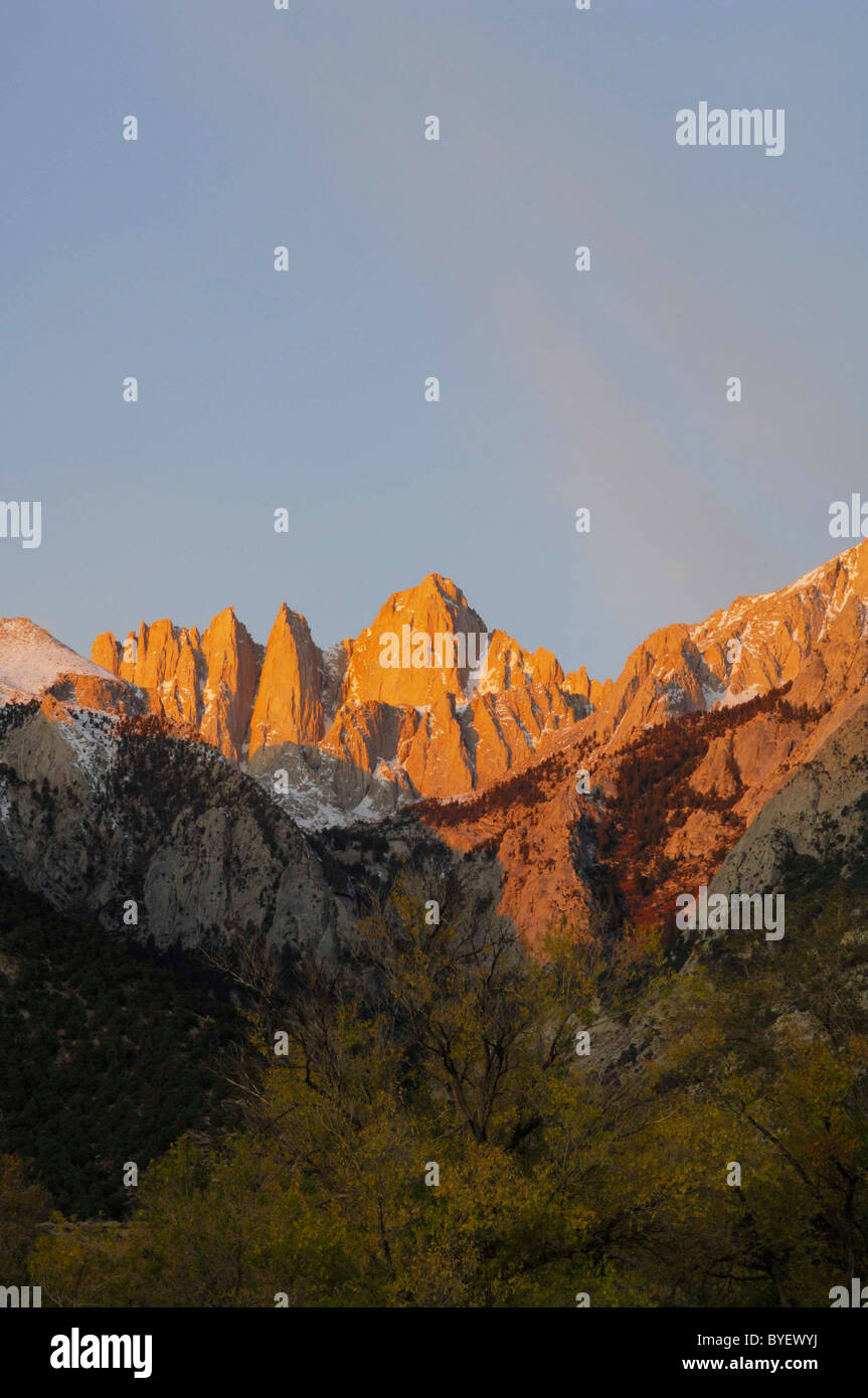 Mount Whitney, Mt. Whitney, Fall, Sunrise, Sunset, California Stock ...