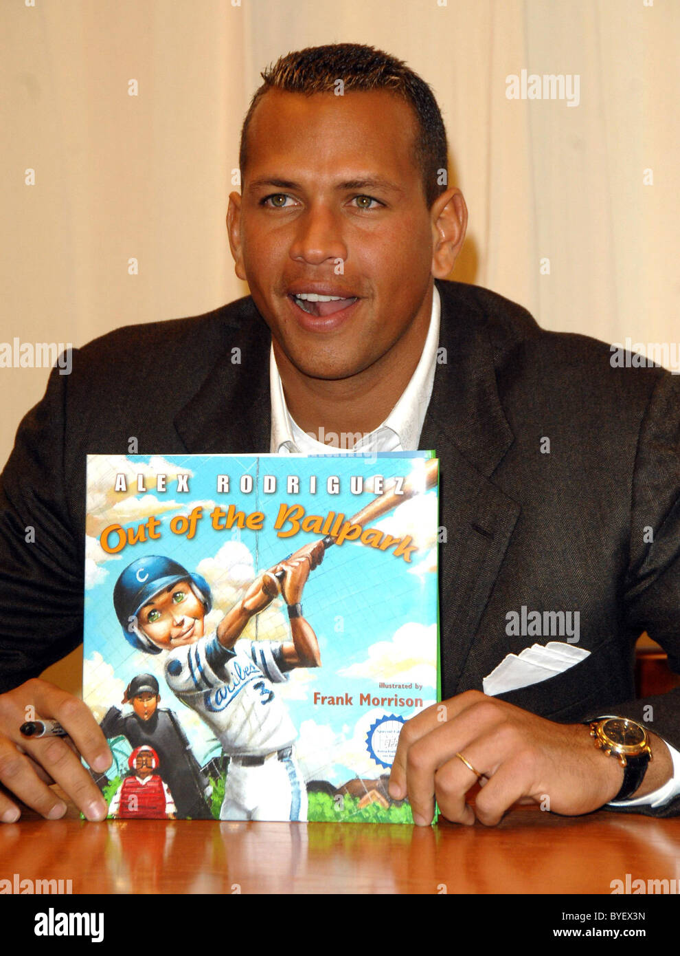 Alex Rodriguez AKA "A-Rod" of The New York Yankees signs his book 'Out ...