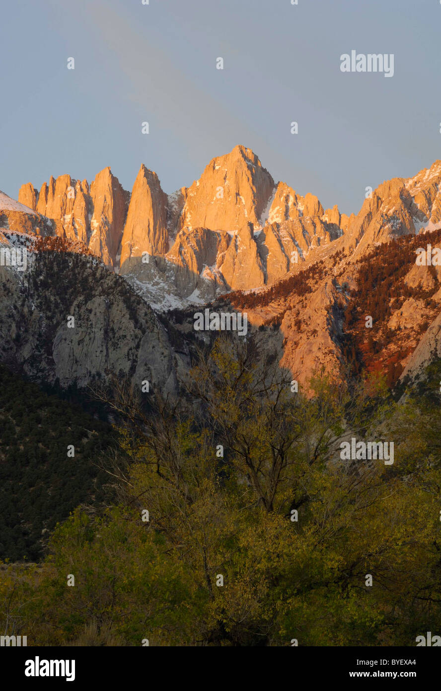 Mt. Whitney, Mount Whitney, Fall, Sunrise, Sunset, California Stock ...