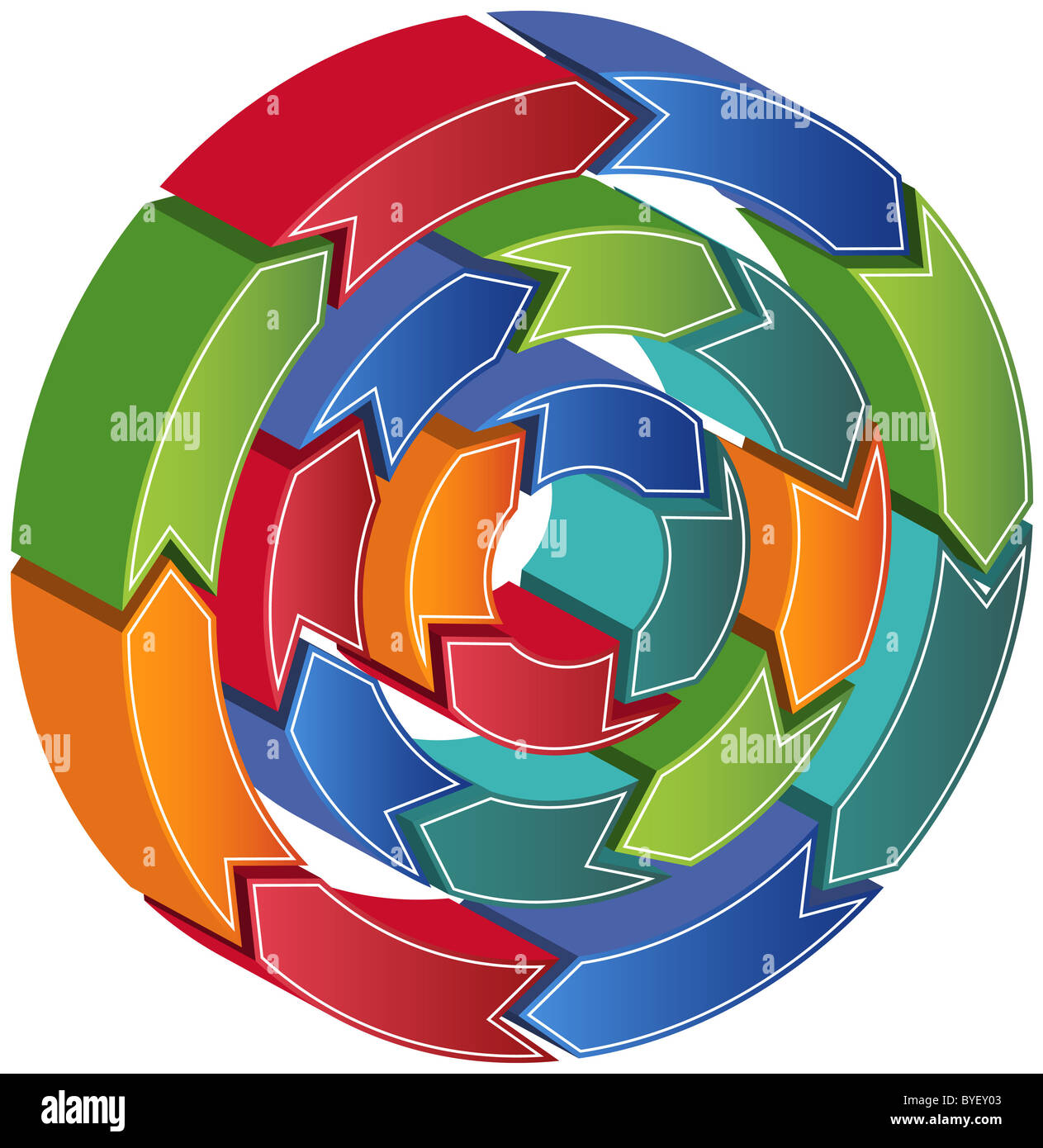 Rotating arrows hi-res stock photography and images - Alamy