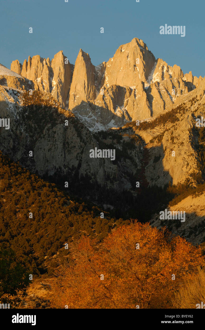 Mt. Whitney, Mount Whitney, Fall, Sunrise, Sunset, California Stock ...