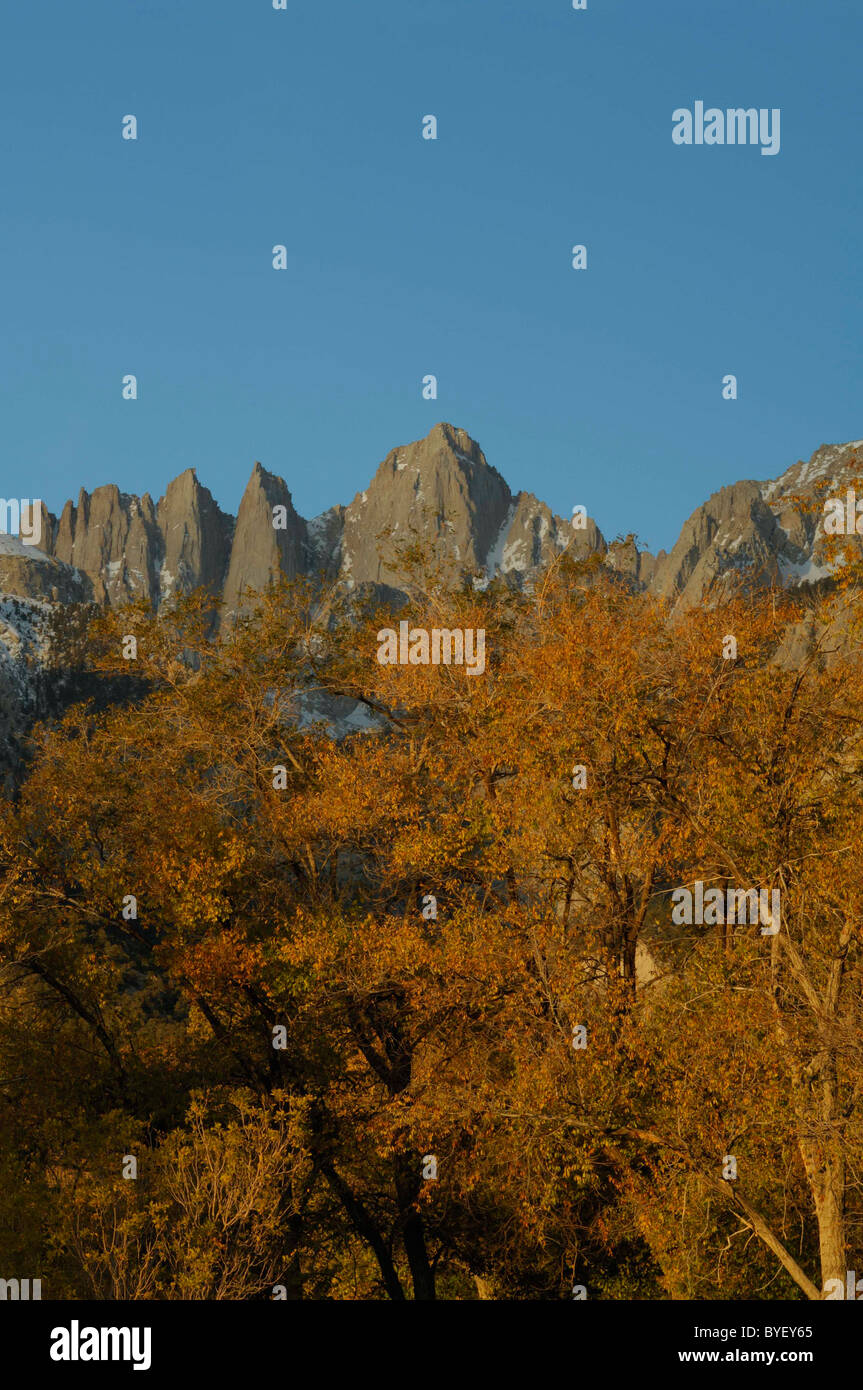 Mount Whitney, Mt. Whitney, Fall, Sunrise, Sunset, California Stock ...
