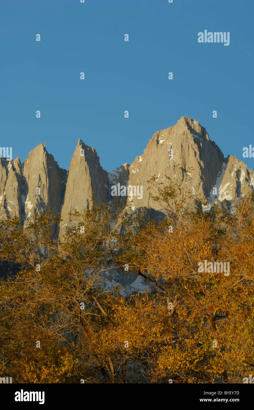 Mt. Whitney, Mount Whitney, Fall, Sunrise, Sunset, California Stock ...