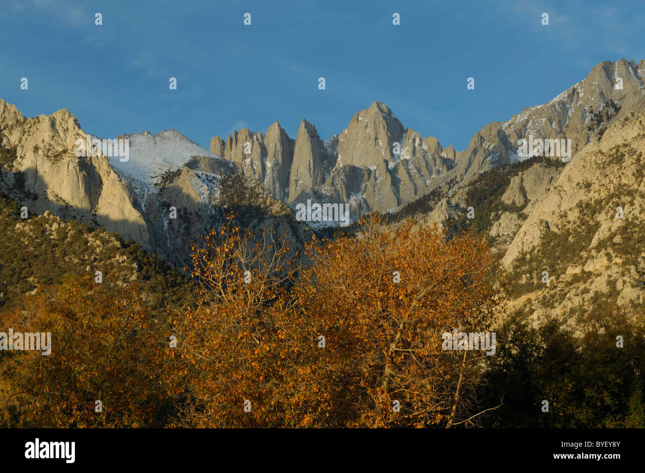 Mt. Whitney, Mount Whitney, Fall, Sunrise, Sunset, California Stock ...