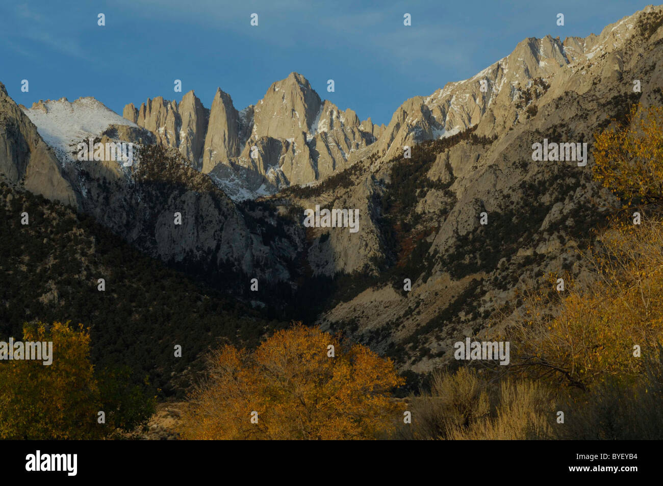 Mt. Whitney, Mount Whitney, Fall, Sunrise, Sunset, California Stock ...