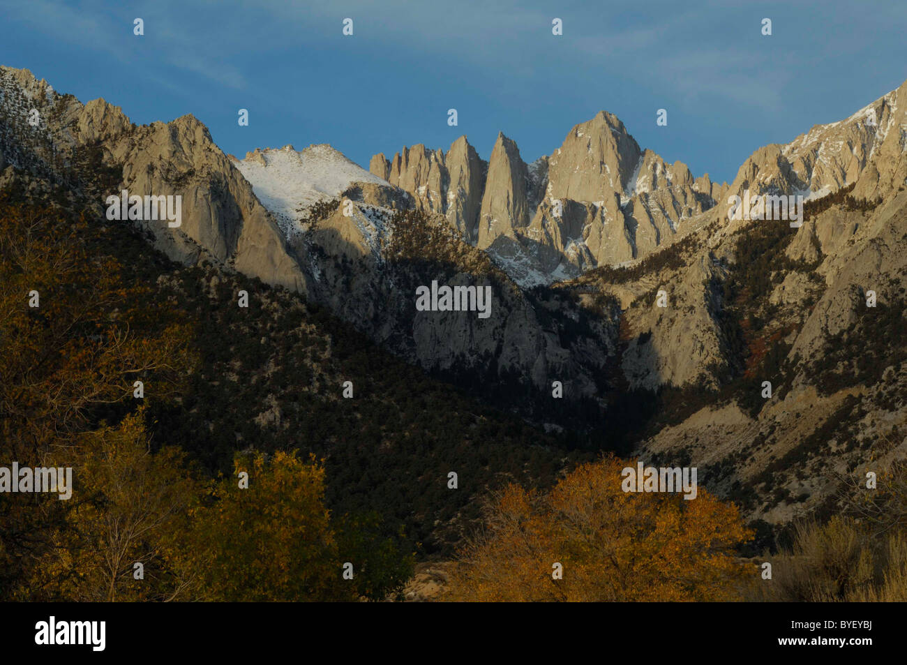 Mt. Whitney, Mount Whitney, Fall, Sunrise, Sunset, California Stock ...