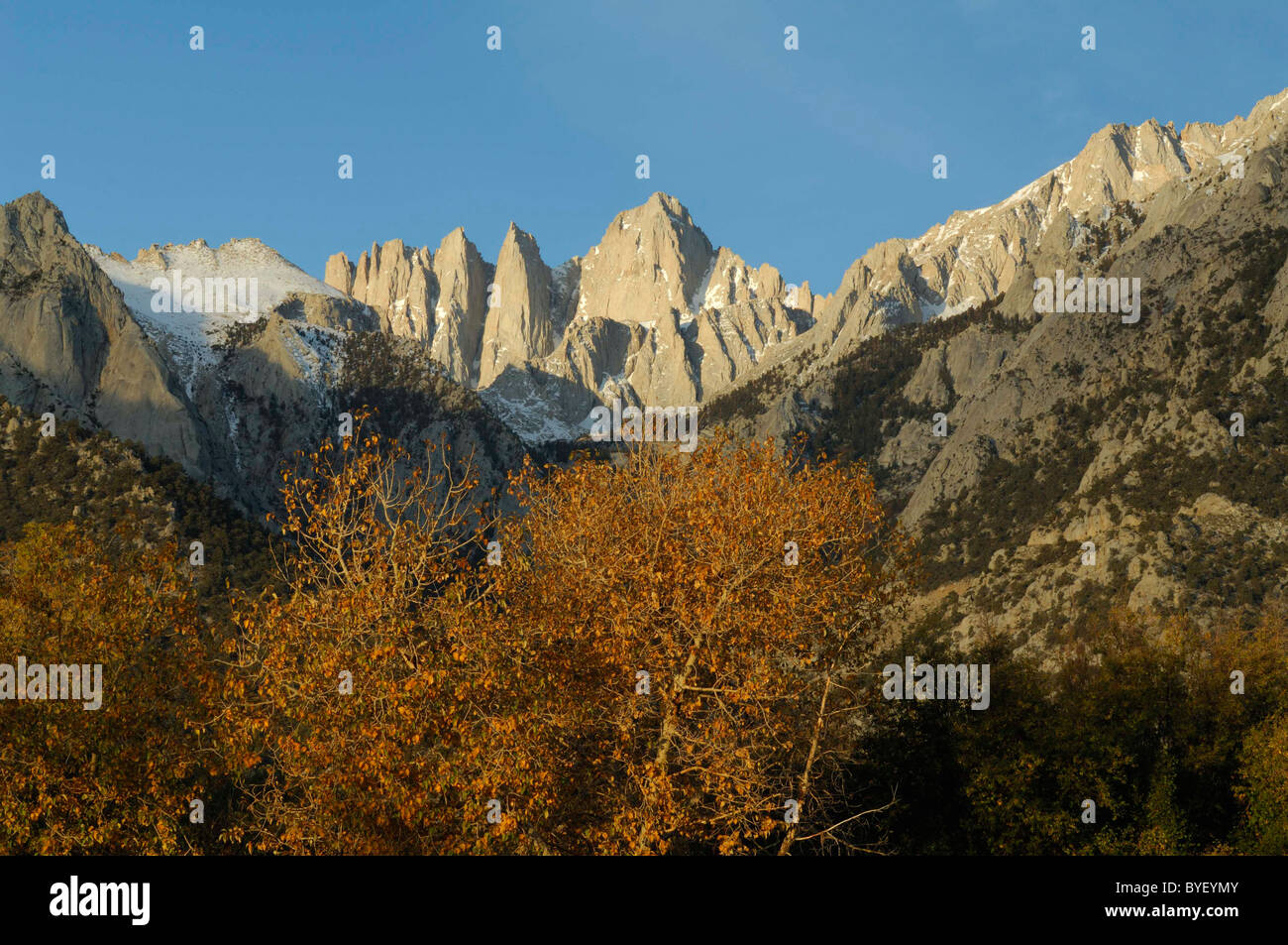 Mt. Whitney, Mount Whitney, Fall, Sunrise, Sunset, California Stock ...
