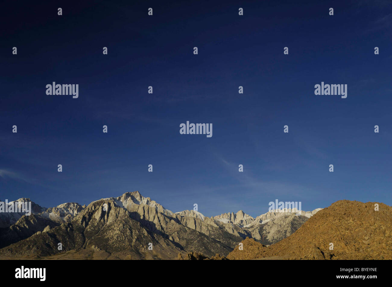 Mount Whitney, Mt. Whitney, Fall, Sunrise, Sunset, California Stock ...