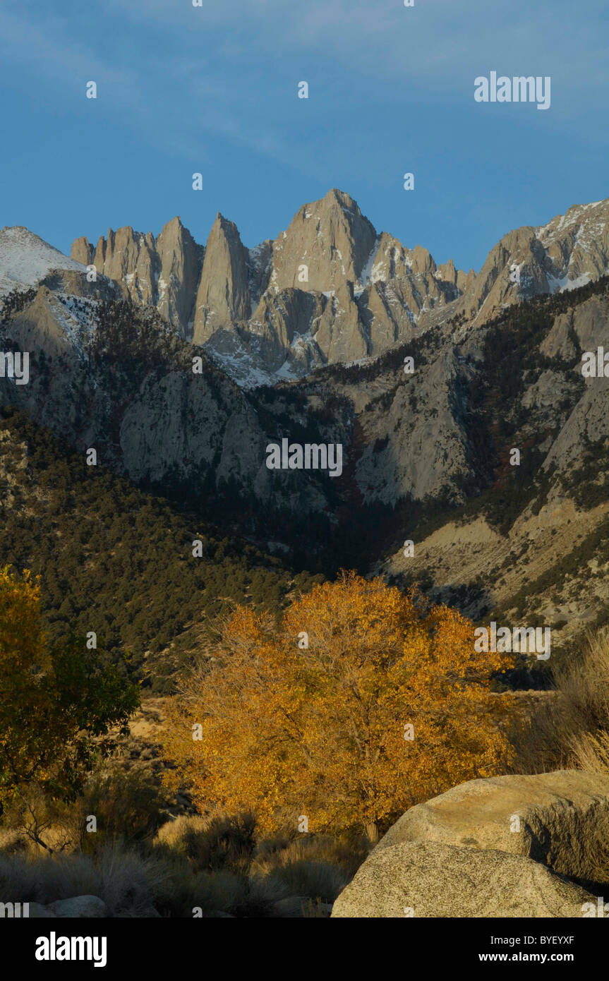 Mt. Whitney, Fall, Sunrise, Sunset, California, Mount Whitney Stock ...