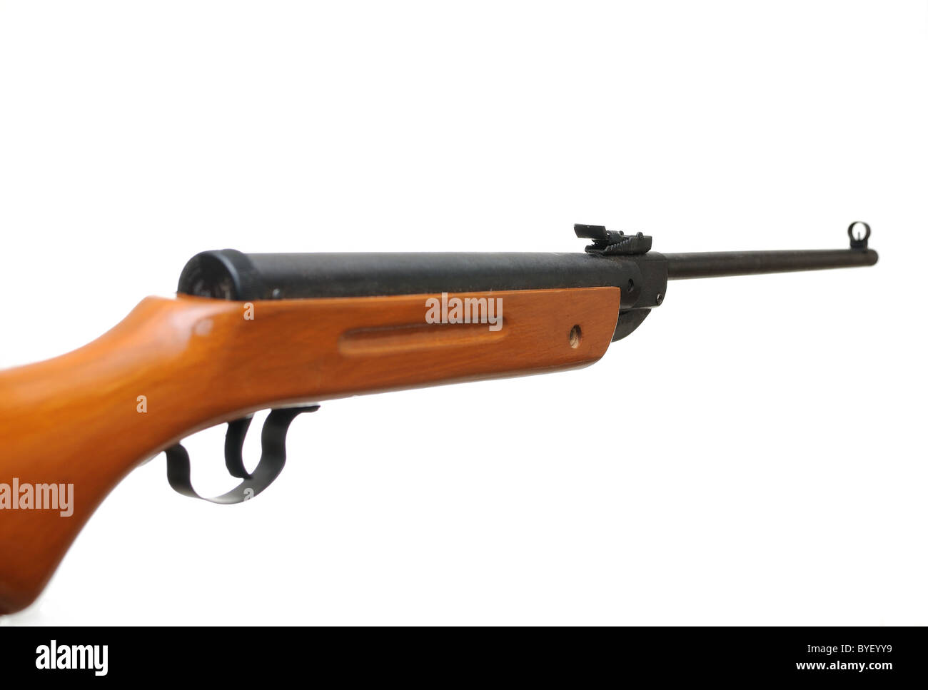 A pellet gun, aimed and ready, with selective focus Stock Photo - Alamy