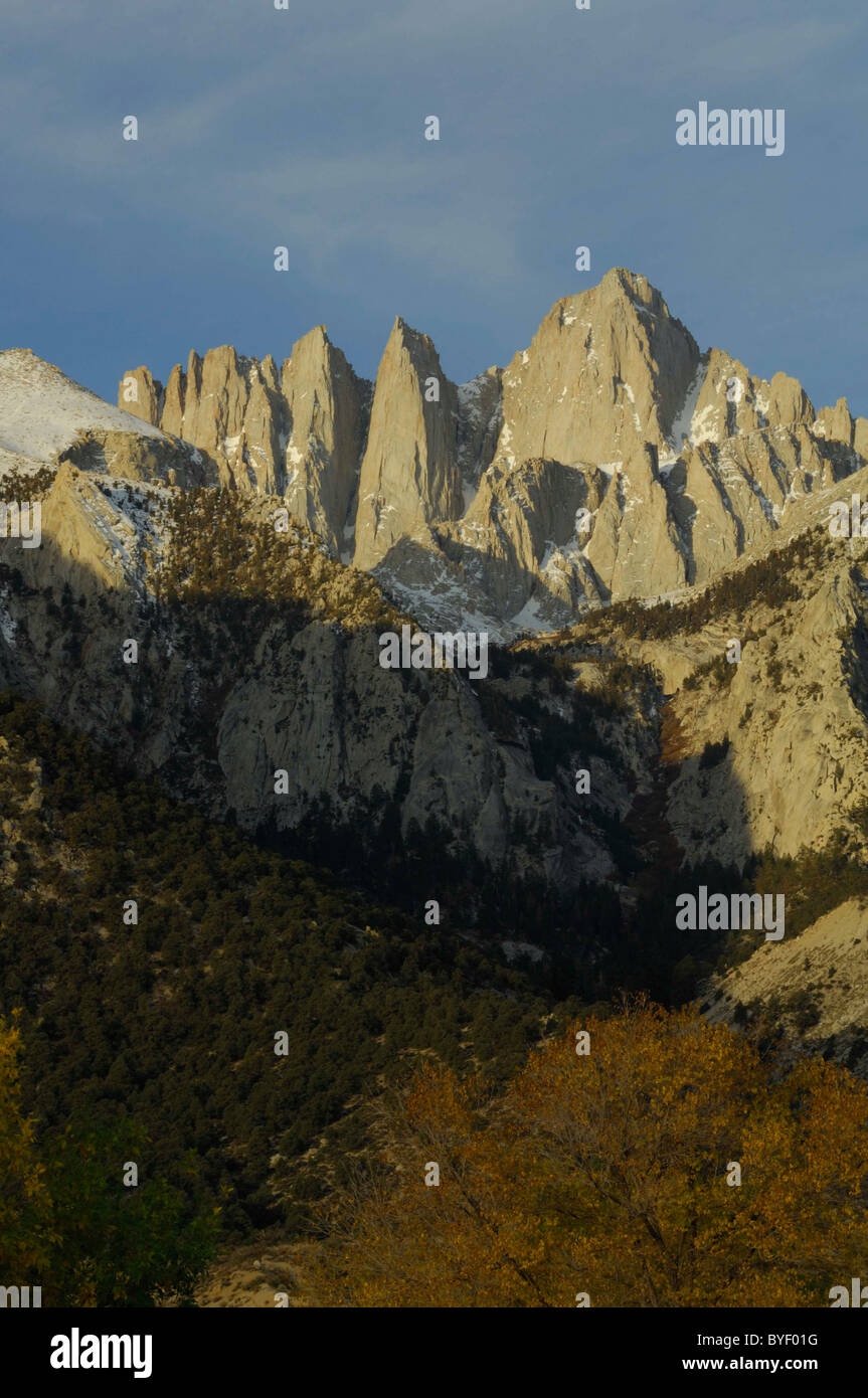 Mt. Whitney, Mount Whitney, Fall, Sunrise, Sunset, California Stock ...