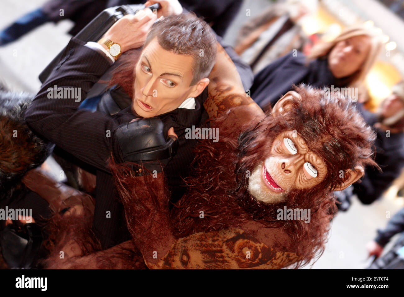 Cast members from Cirque du Soleil's Totem recreated Darwin's iconic ...