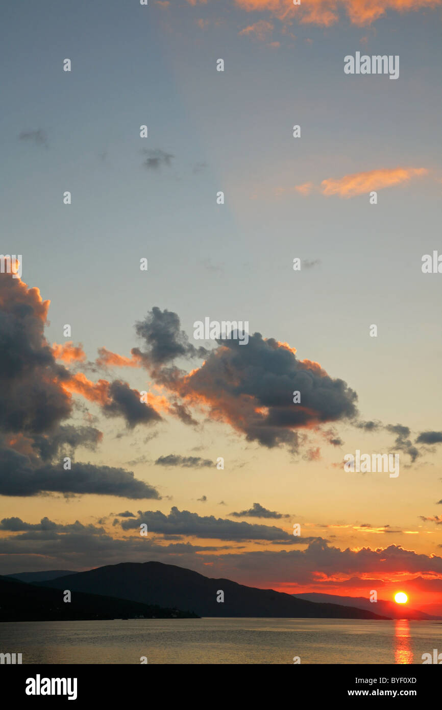 Sunset near Luib, Isle of Skye, Scotland Stock Photo - Alamy