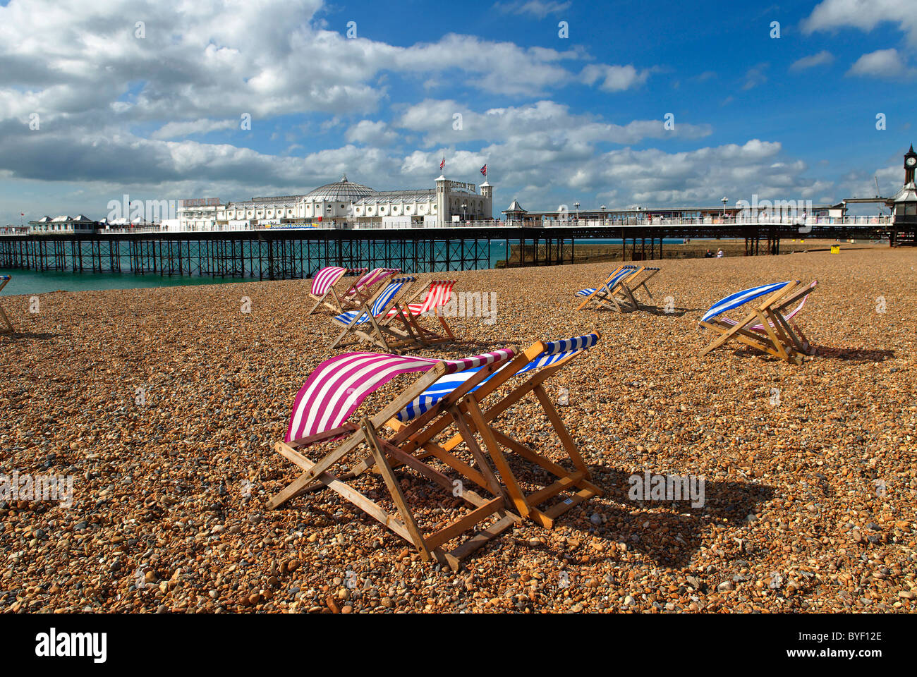 Brighton beach chair hi-res stock photography and images - Alamy