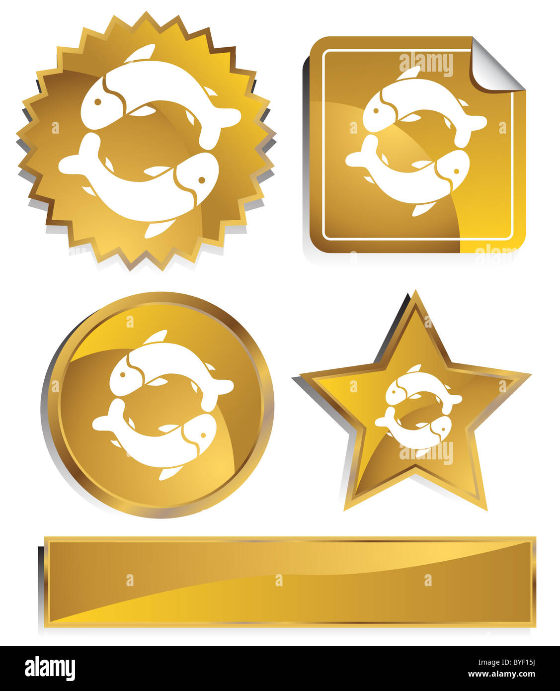 An image of the zodiac sign - pisces Stock Photo - Alamy